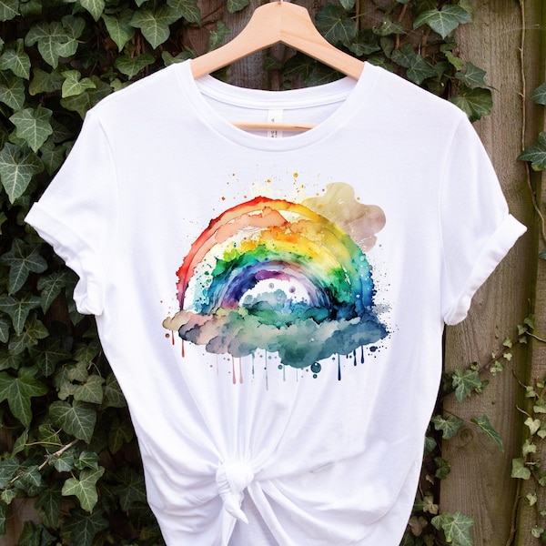Watercolor Tee - Etsy