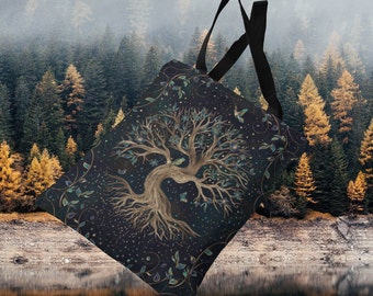Tree of Life Tote Bag, Tree of Life Bag, Inspirational Tote Bag ...