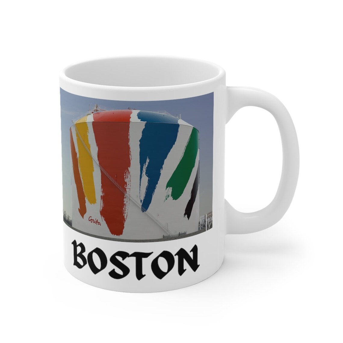 BOSTON Massachusetts-coffee/tea Mug 11oz Souvenir-water - Etsy