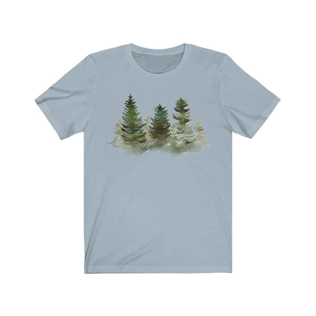 Pine Tree Shirt Pine Tree Tshirt for Men Tree Line T Shirt - Etsy