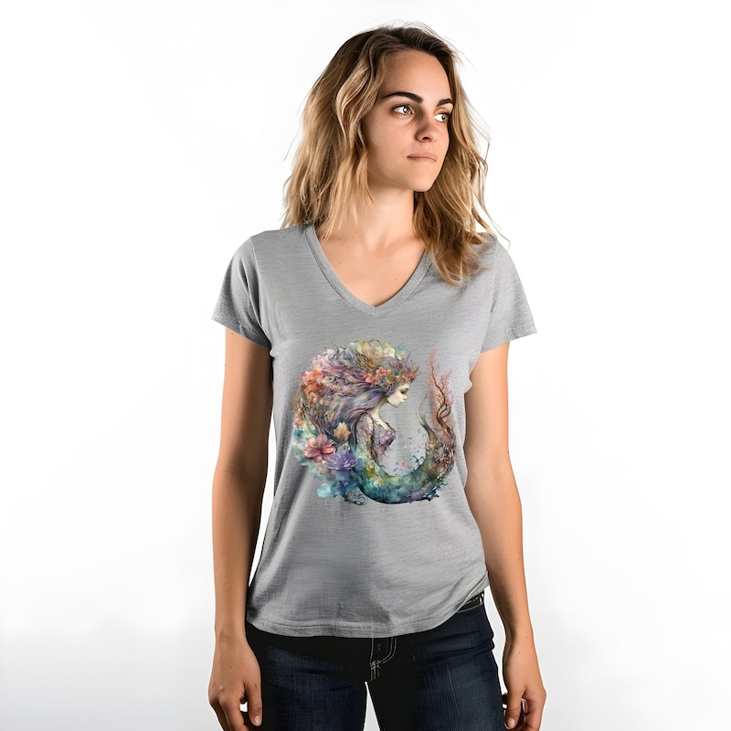 Mermaid Tee - Etsy