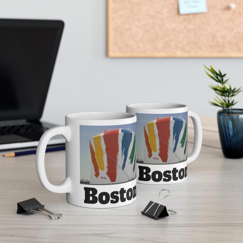 BOSTON Massachusetts - Coffee/tea Mug 11oz Souvenir-water Tank-quincy ...