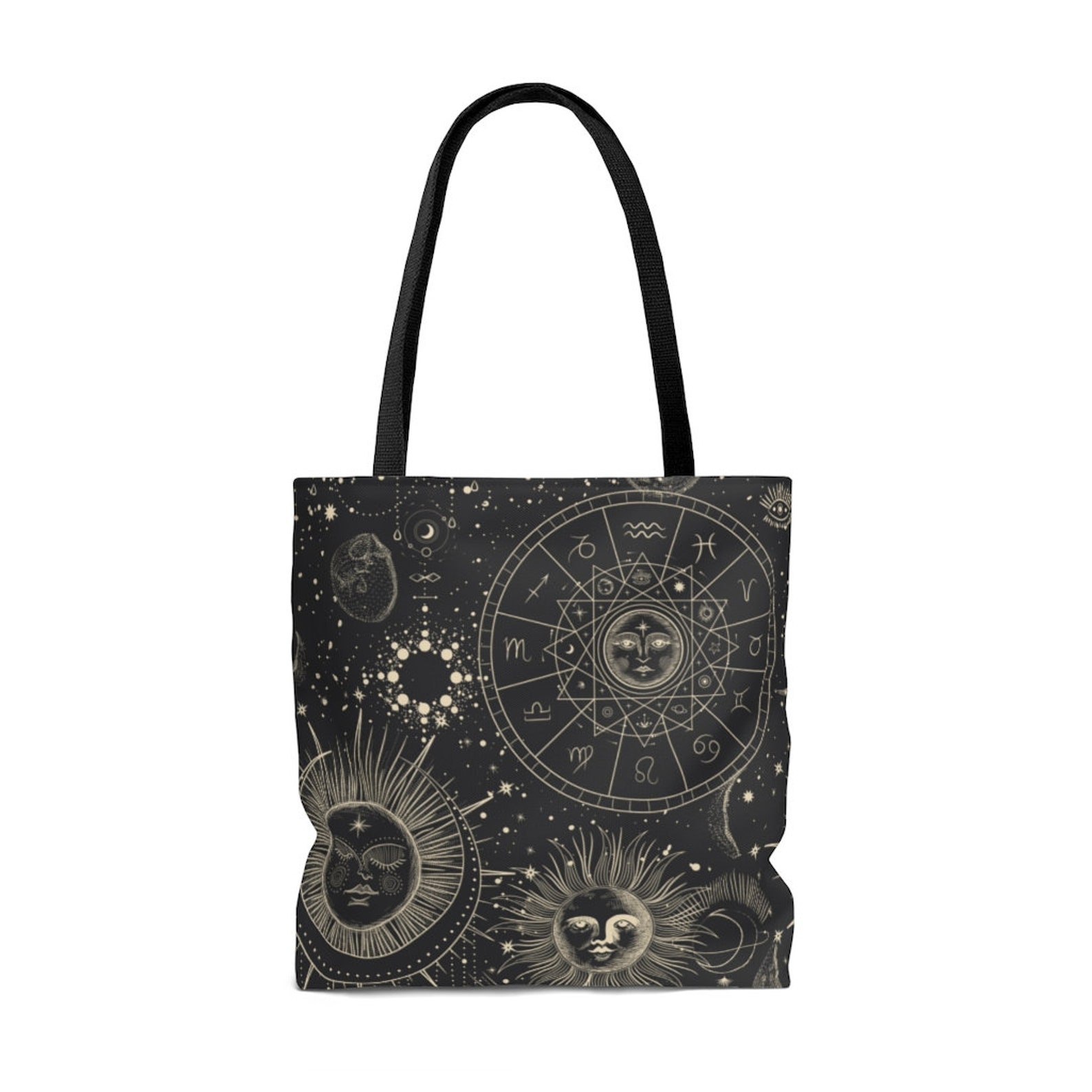 ZODIAC-AOP Tote Bag-star Sign-horoscope-celestial-great Gift Idea ...