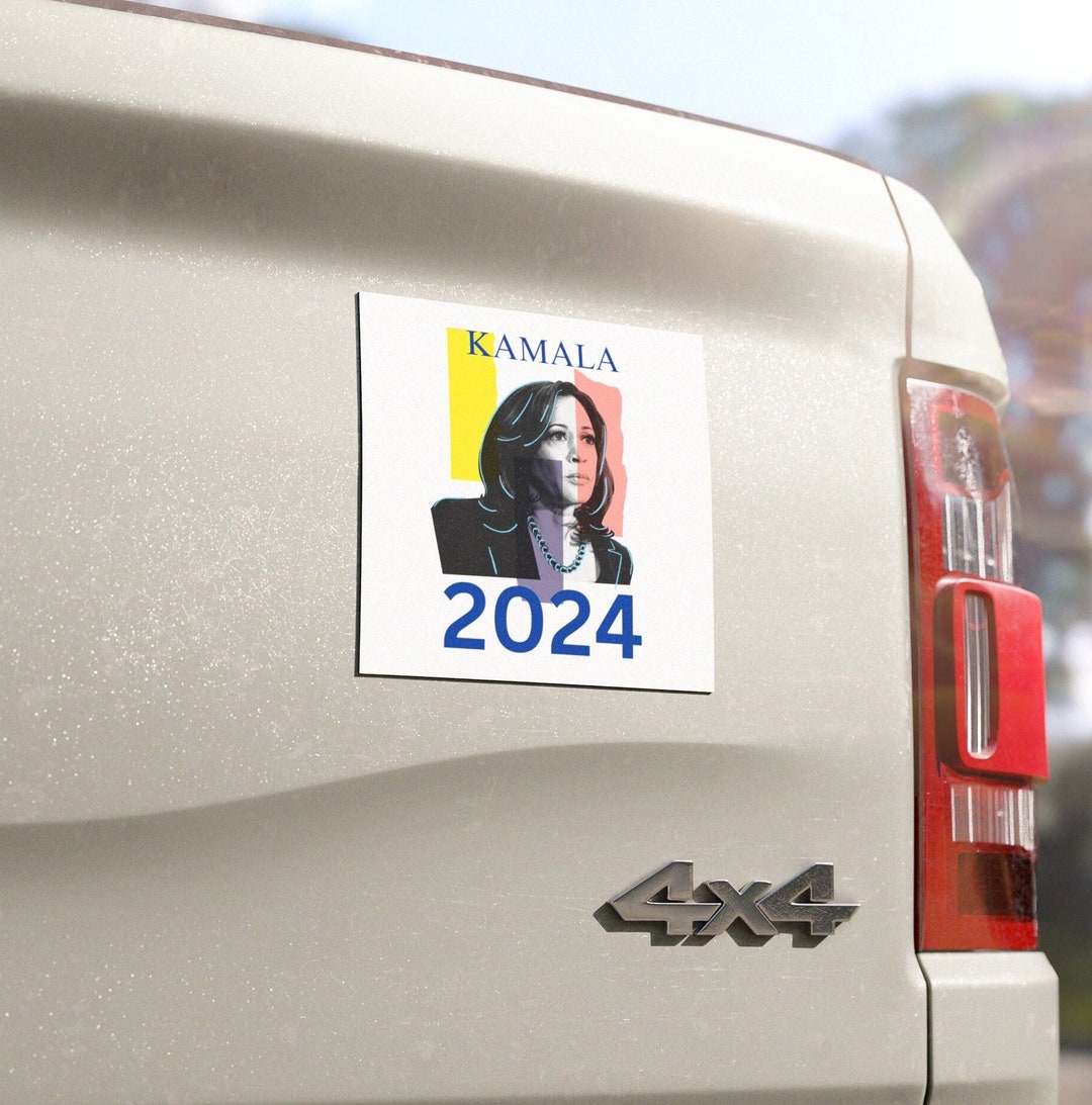 Kamala Harris 2024 Magnet 5x5 Car Magnets, Democratic Nominee 2024 ...