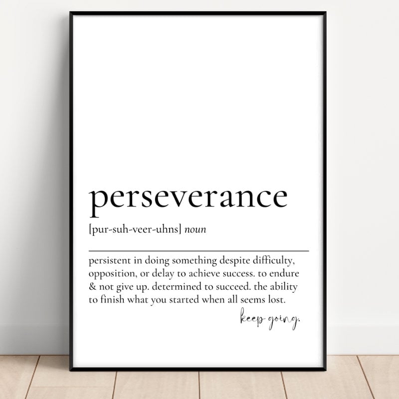 Perseverance Print - Etsy