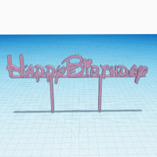 Stl File Cake Topper - Etsy