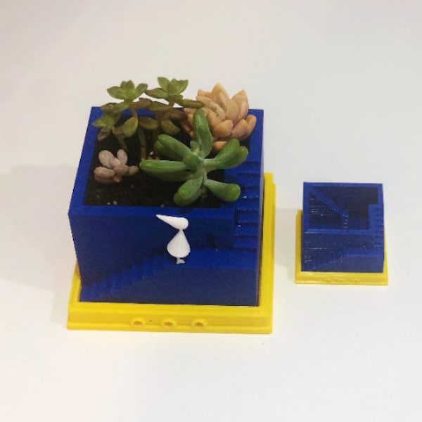 Succulent Planter Stl File - Etsy