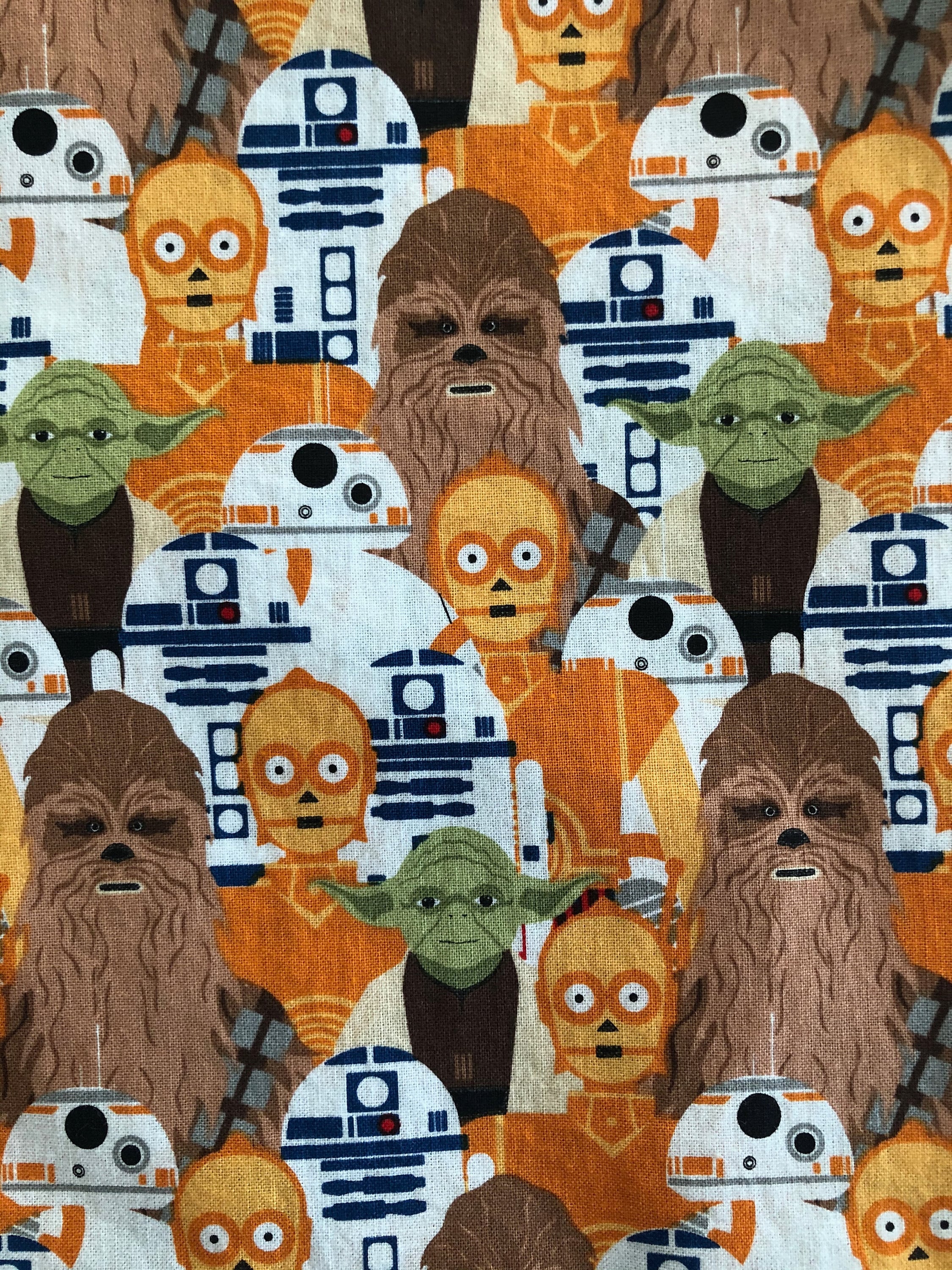Star Wars R2-D2 ,chewbacca, Yoda Face Mask - Etsy
