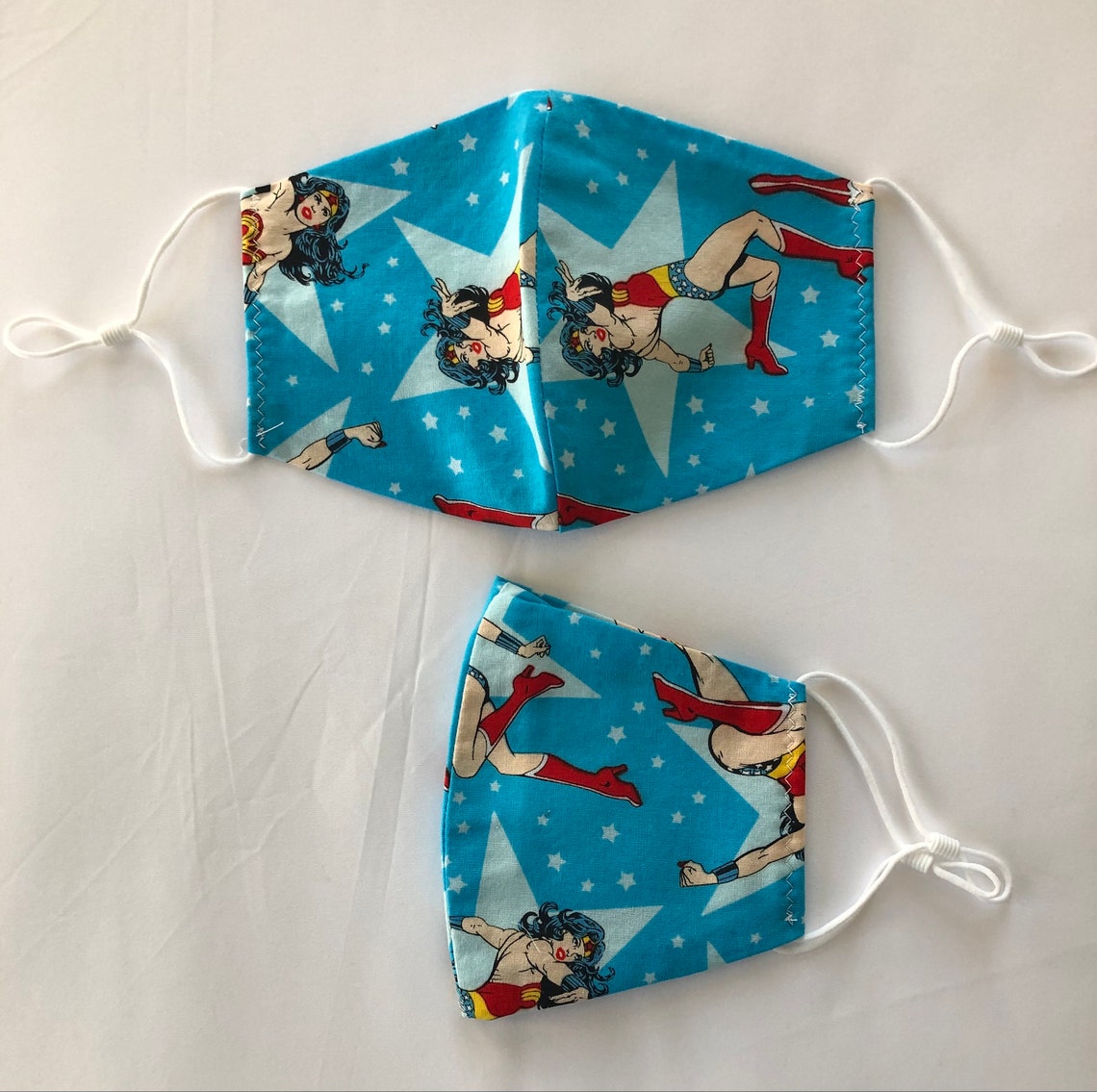 Super Hero Woman Face Mask - Etsy