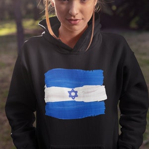 Israel Hoodie - Israeli Flag - I Support Israel - I Stand With Israel ...