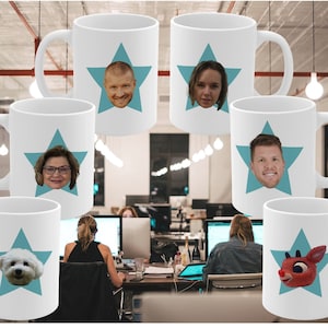 The Office Face Mug - the Office Gifts - the Office Star Mug - Secret ...