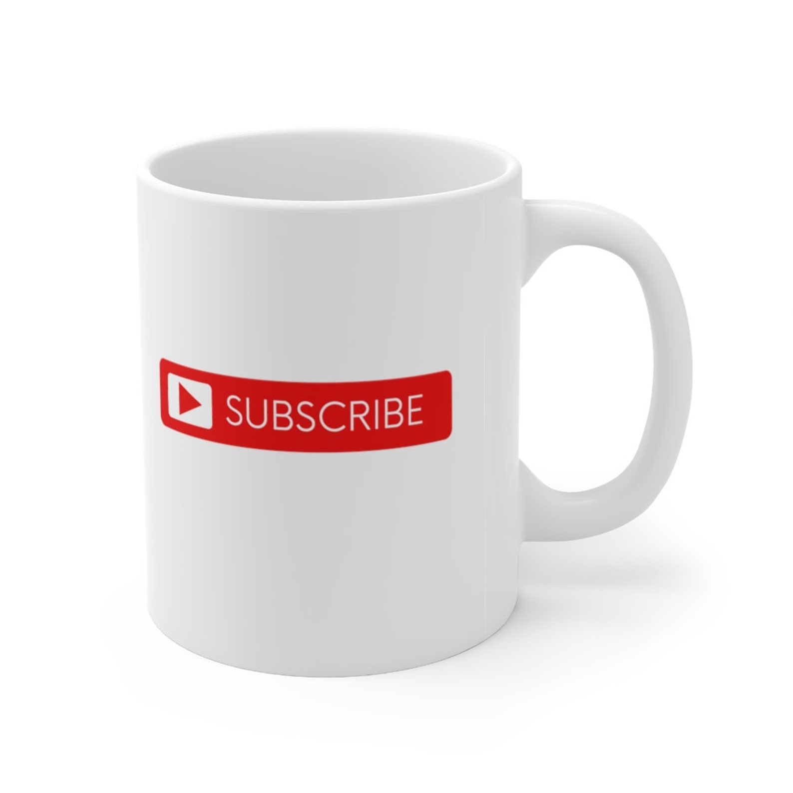 Smash the Like Button Subscribe Funny Youtube White Ceramic - Etsy