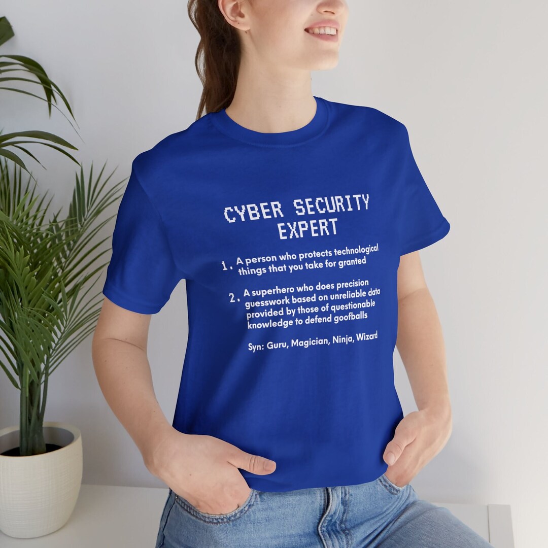 Cyber Security Expert Shirt - Chief Information Security Officer CISO ...