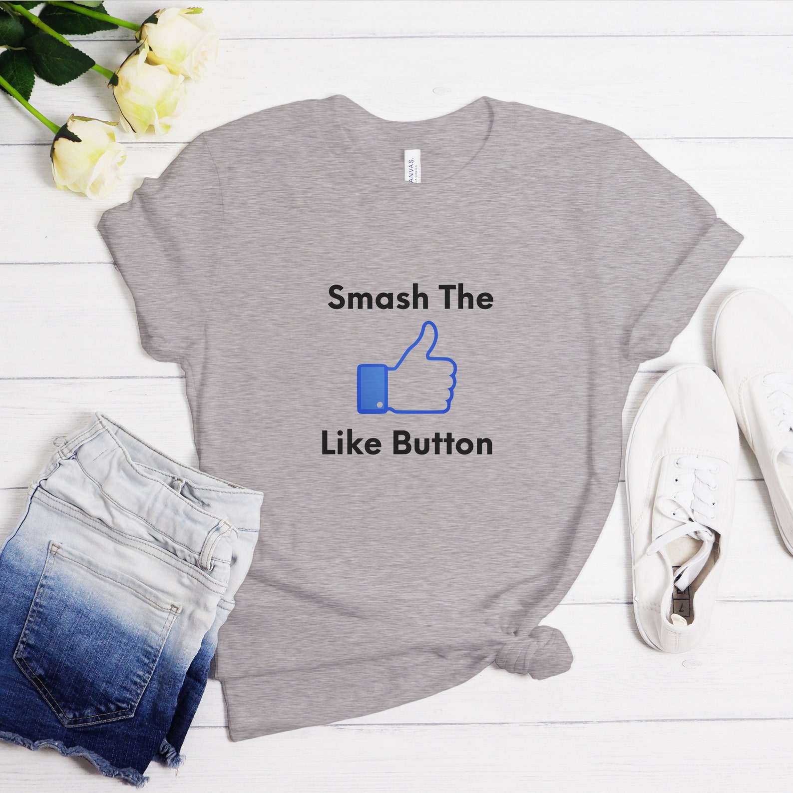 Smash the Like Button Youtube Like Social Media Fan Unisex - Etsy