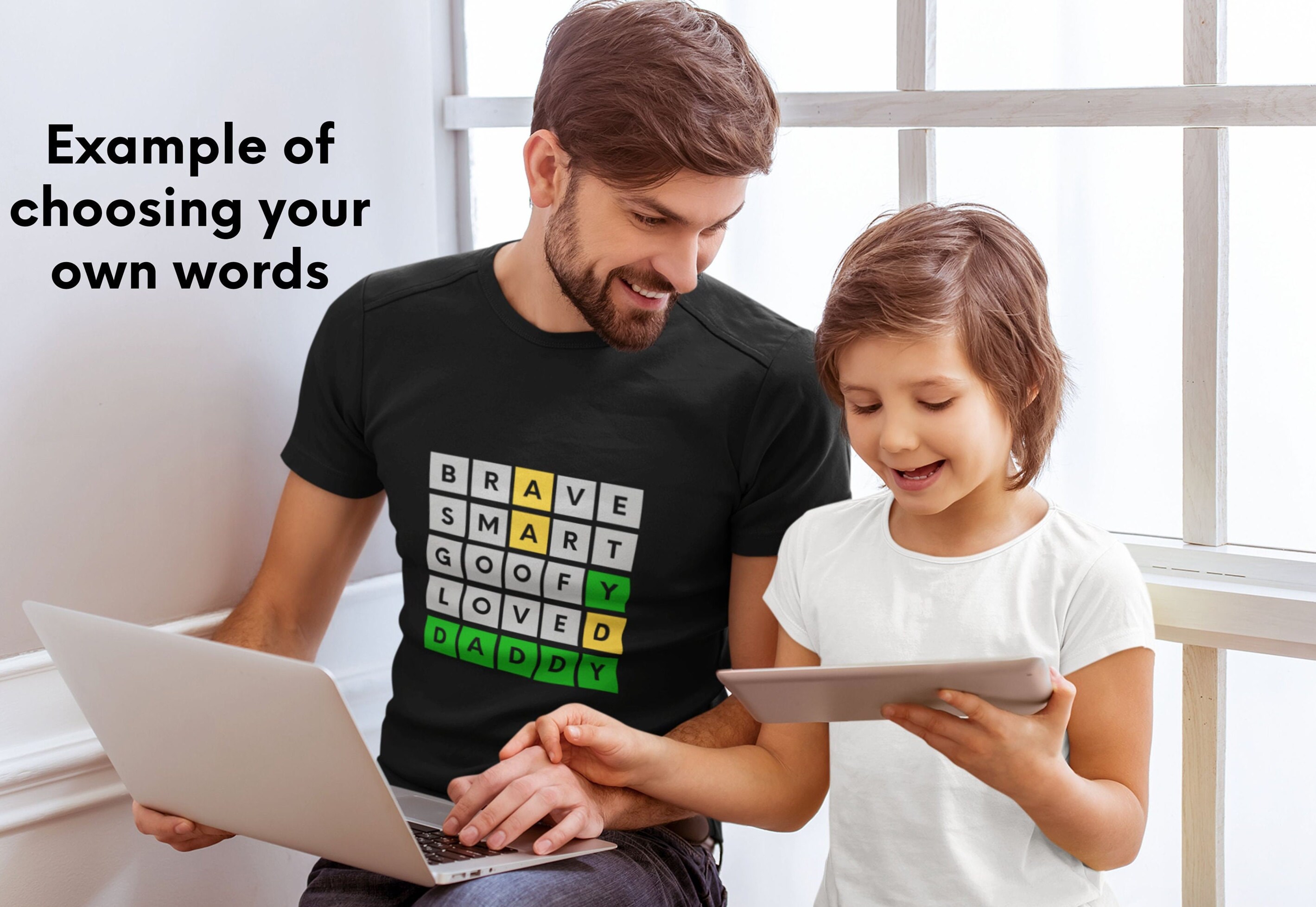 PERSONALIZED Wordle Tshirt Father's or Mother's Day - Etsy