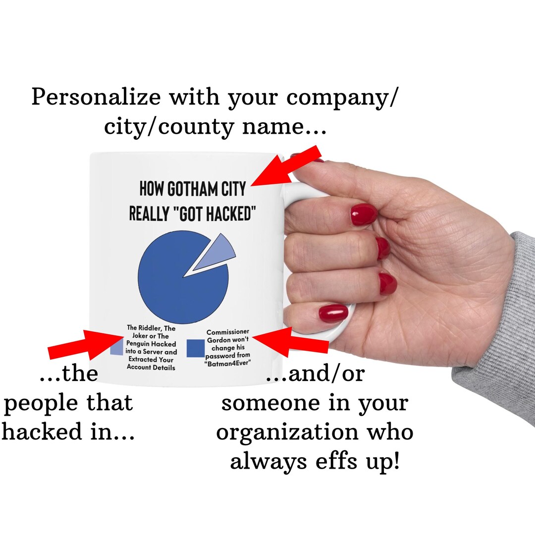 Cyber Security Coffee Cup - How You Got Hacked Mug - Ceramic Mug 11oz ...