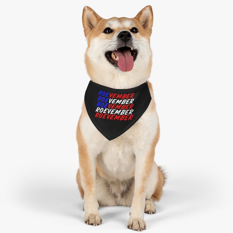 Roevember Dog Bandana Remember in Roevember Dog Scarf - Etsy