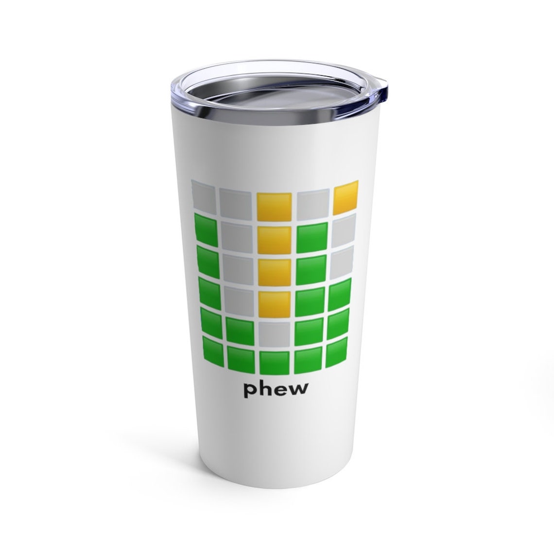 CUSTOMIZABLE Wordle Meme Tumbler Funny Wordle Phew Meme | Etsy