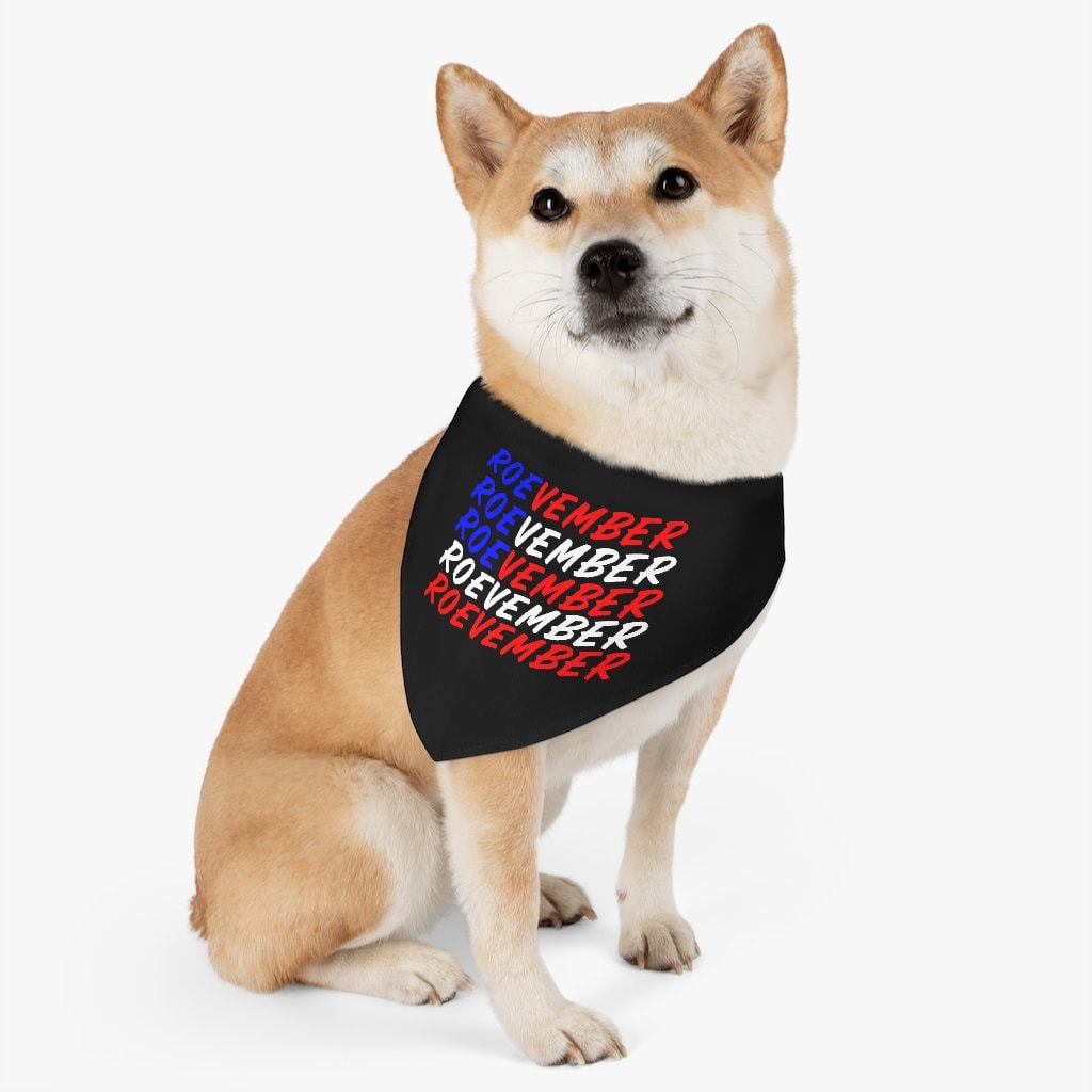 Roevember Dog Bandana Remember in Roevember Dog Scarf - Etsy