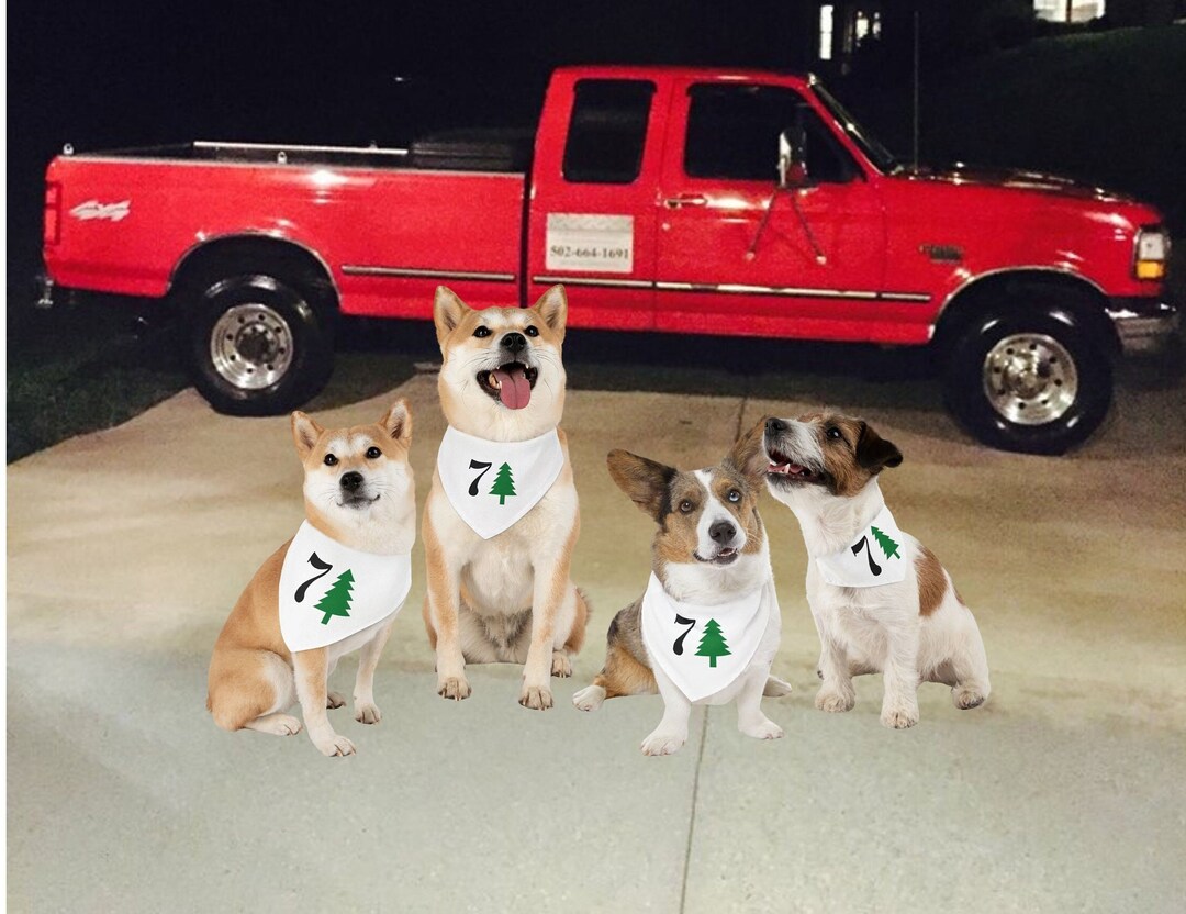 7 Tree Dog Bandana - Powerstroke Dog Gift - Dog Bandana - Pet Lover ...
