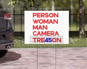 Tre45on Yard Sign - Etsy