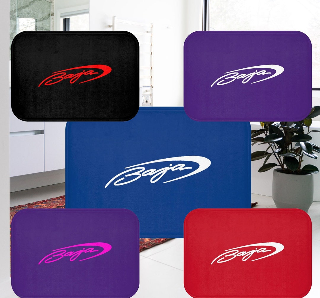 Baja Bath Mat - Lake Life - Beach House - Lake House - Rug for Cuddy ...