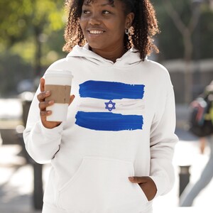 Israel Hoodie - Israeli Flag - I Support Israel - I Stand With Israel ...