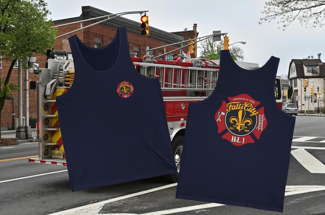 Louisville Fire Department Tank Falls City LFD Unisex Jersey Tank - Etsy