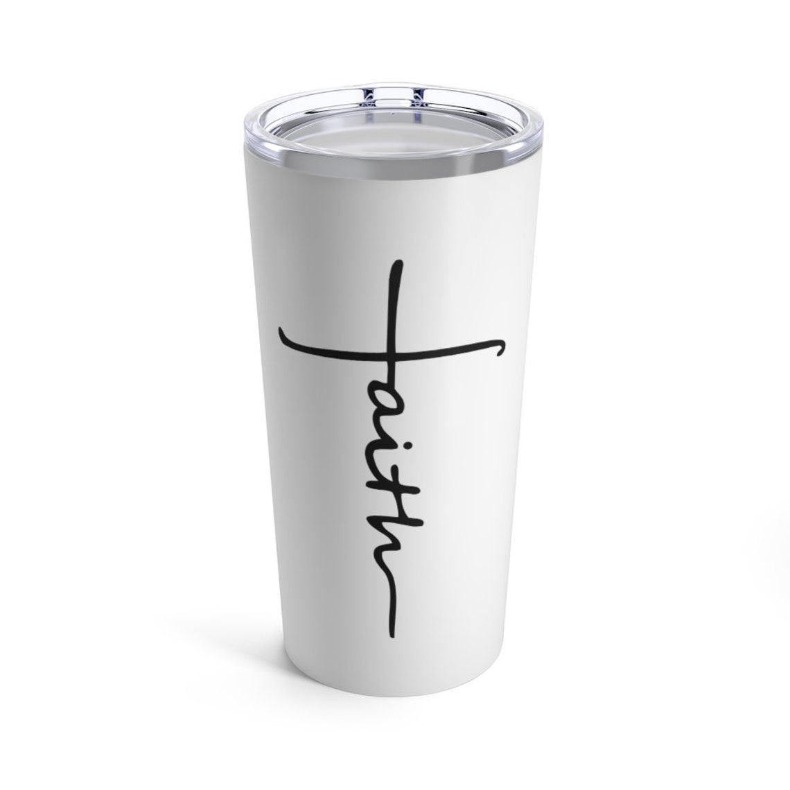 Faith Cross Tumbler - Jesus Faith Tumbler - Cross of Faith - Choose ...