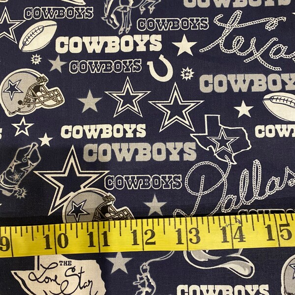 Dallas Cowboy Fabric - Etsy