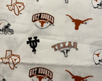 University of Texas Fabric - Etsy