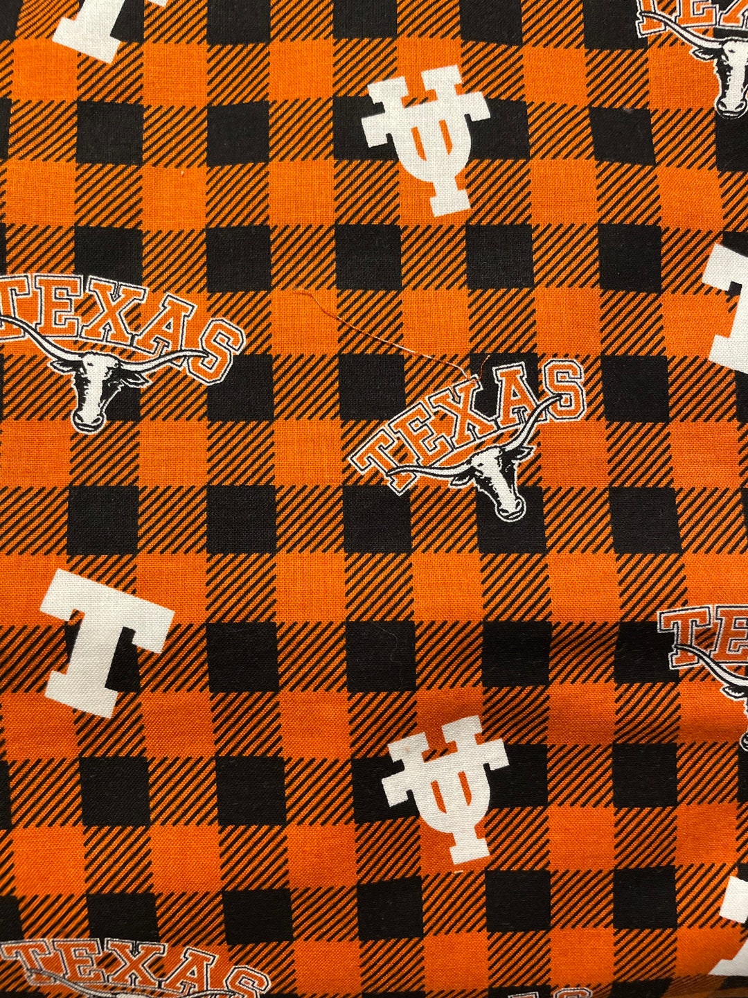University of Texas Licensed Fabric - Etsy