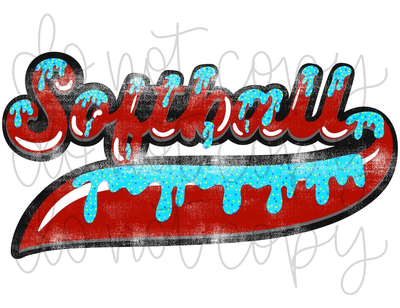 Softball Drip PNG - Softball Drip Shirt File - Softball Drip - Baseball ...
