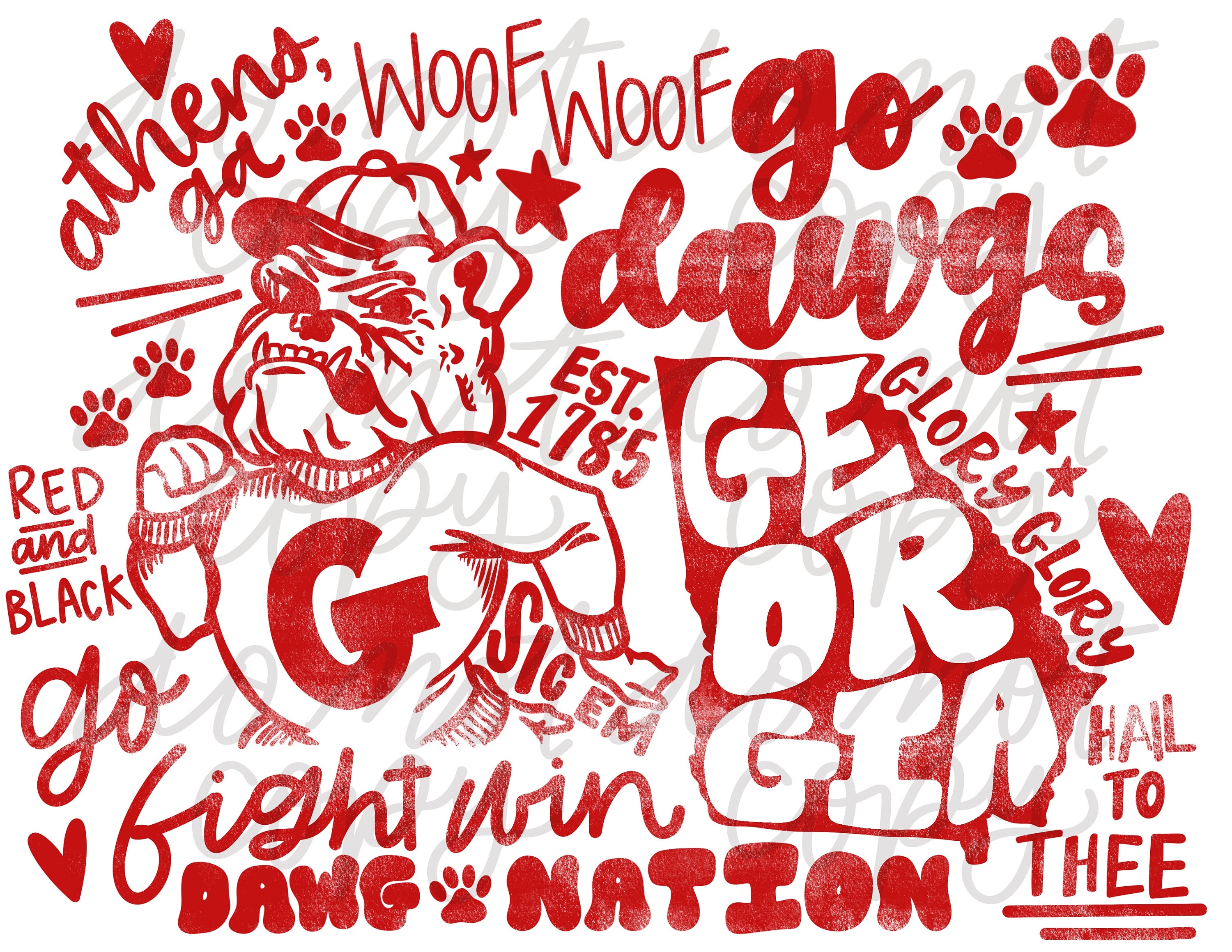 Georgia Digital Design - University of Georgia - UGA Football Design ...