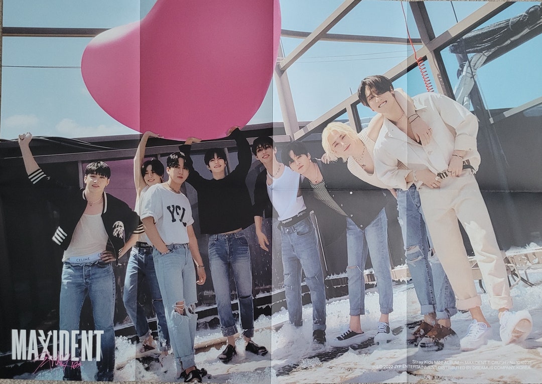 Official Folded Poster Stray Kids Maxident Edition - Etsy