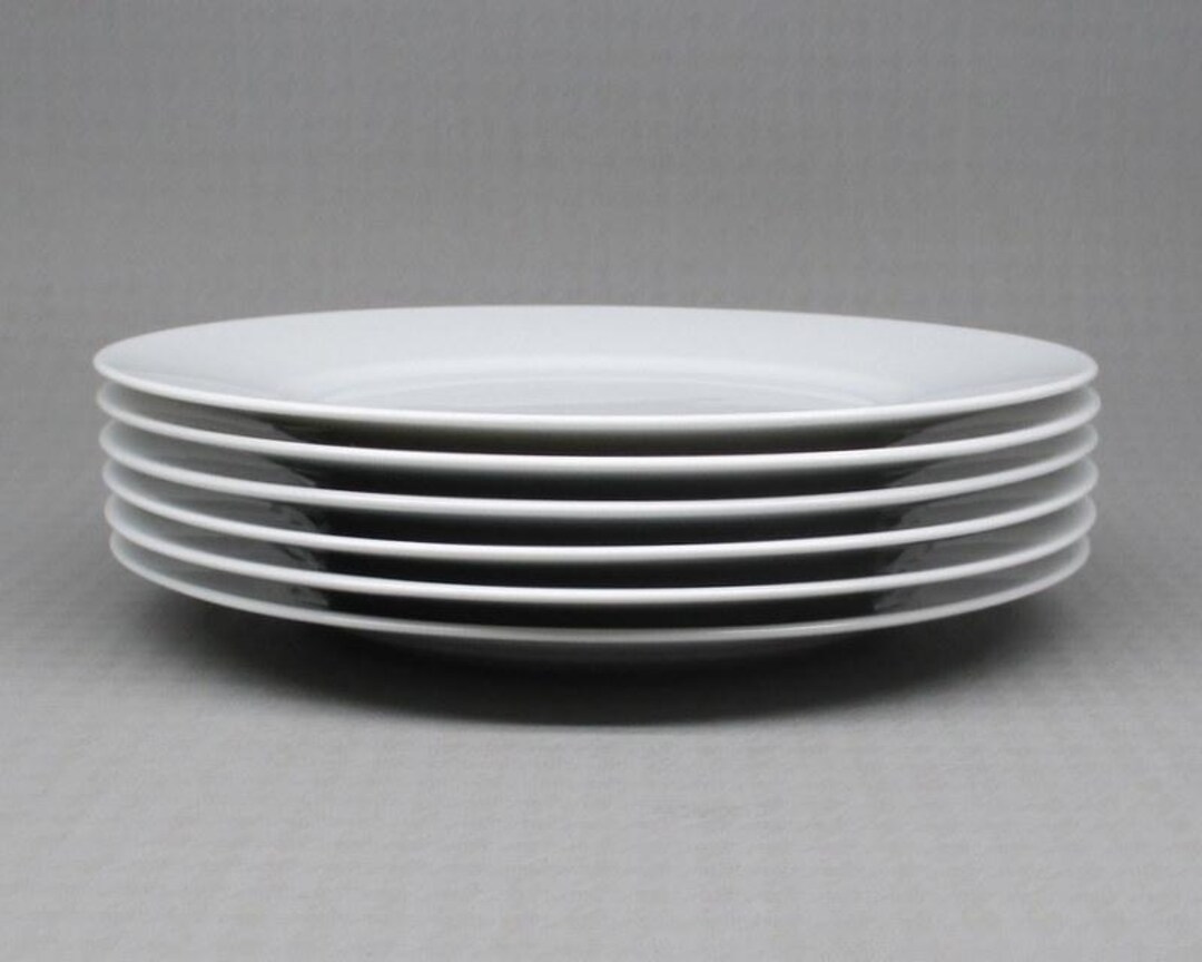 Ikea 365+ Susan Pryke Set of Six White Salad Plates , These Are the ...