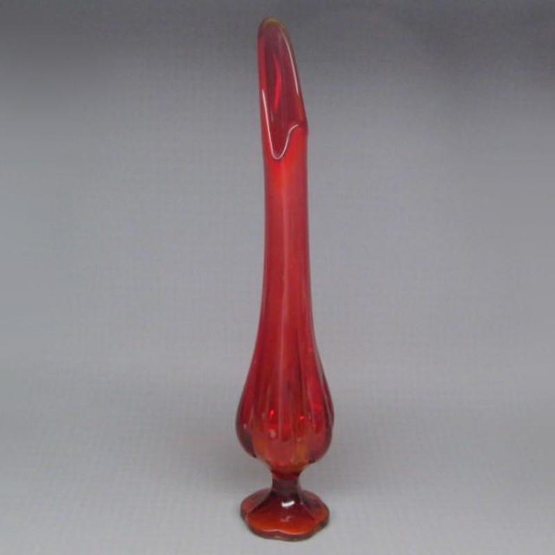Swung Vase L E Smith - Etsy
