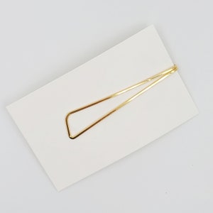 Geometric Hair Pin Simple Hair Barrette Metal Hair Clip - Etsy