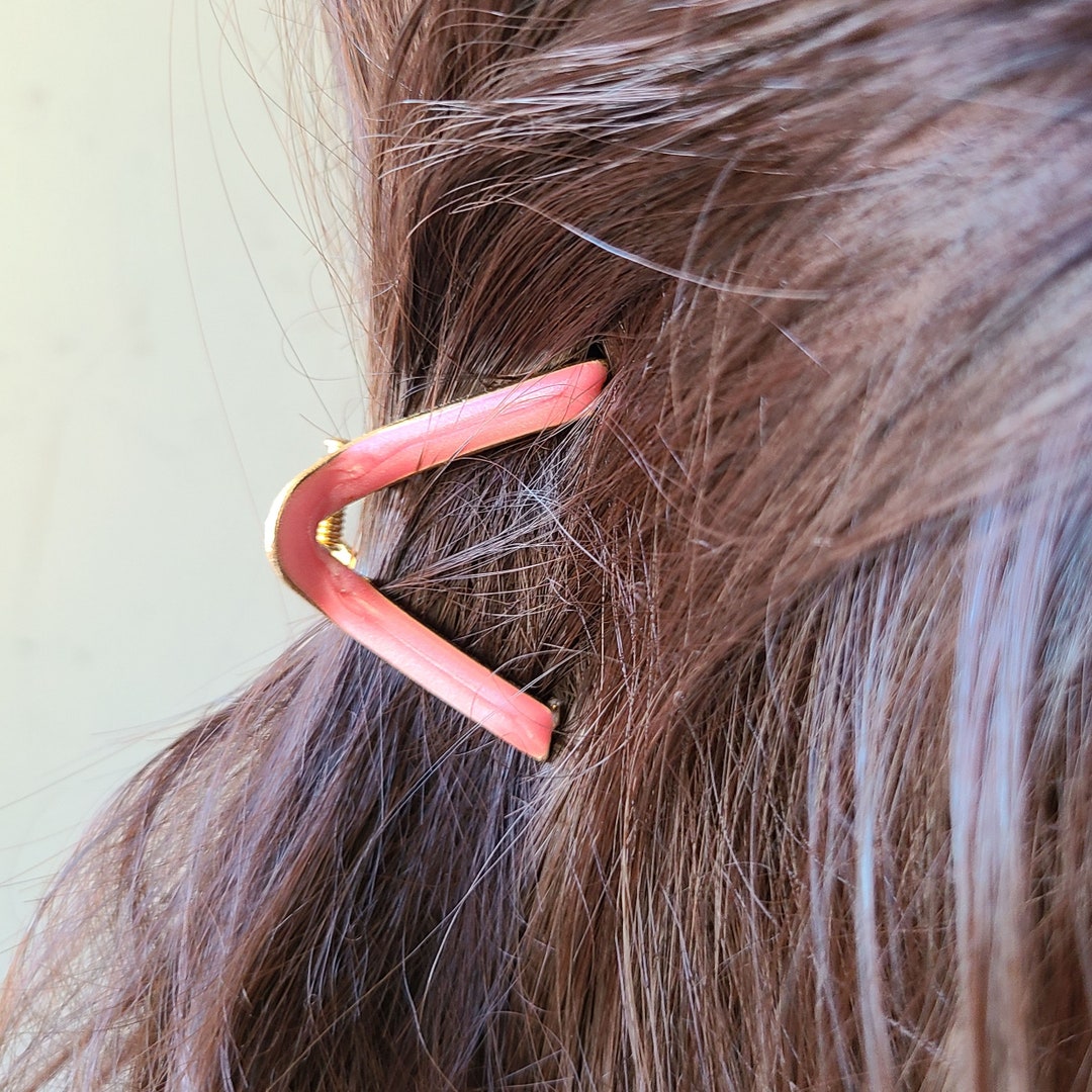 V Hair Clip Simple Hair Claw Clip Hair Accessories Hair Clamp - Etsy