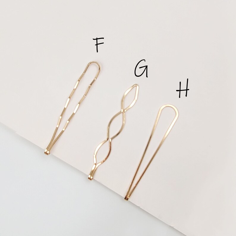 Geometric Hair Pin Simple Hair Barrette Metal Hair Clip - Etsy