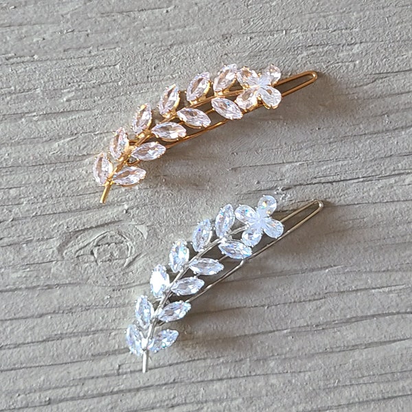 Diamond Hair Clip - Etsy