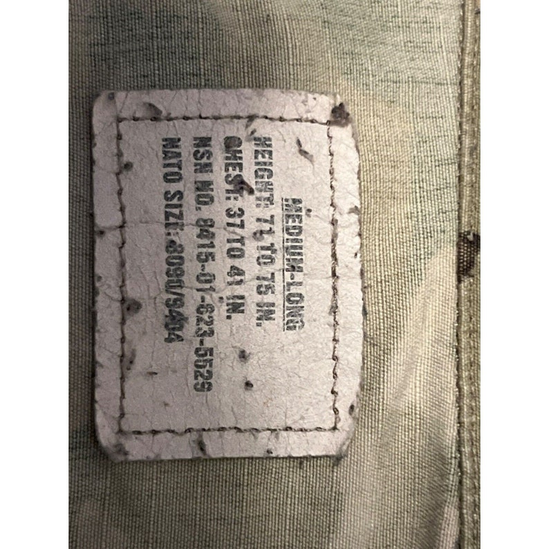 US Military Scorpion OCP Multicam Combat Jacket Size Small Long - Etsy