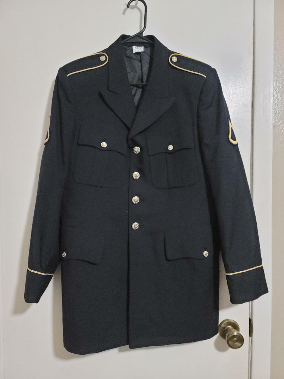ASU Coat Men's Service Jacket Dress Army Blue 450 Size: (38/LC) #48z - Etsy
