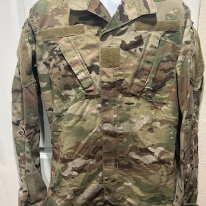 US Military Scorpion OCP Multicam Combat Jacket Size Small Long - Etsy