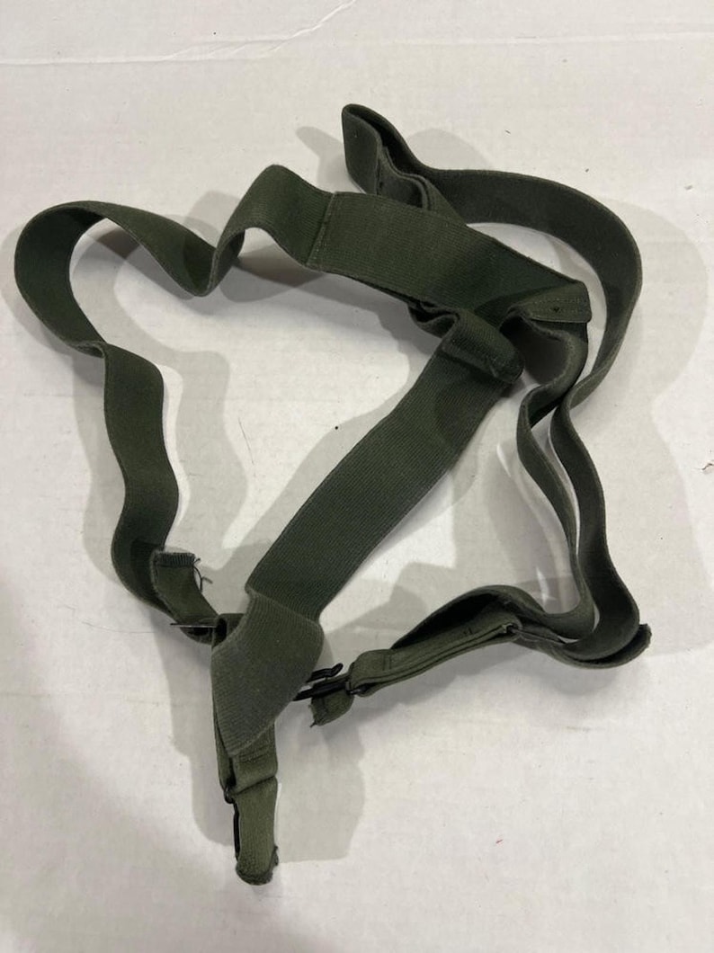 Lot of 2 US Military M1950 Trouser Suspenders OD Green Bdu Acu DCU ...