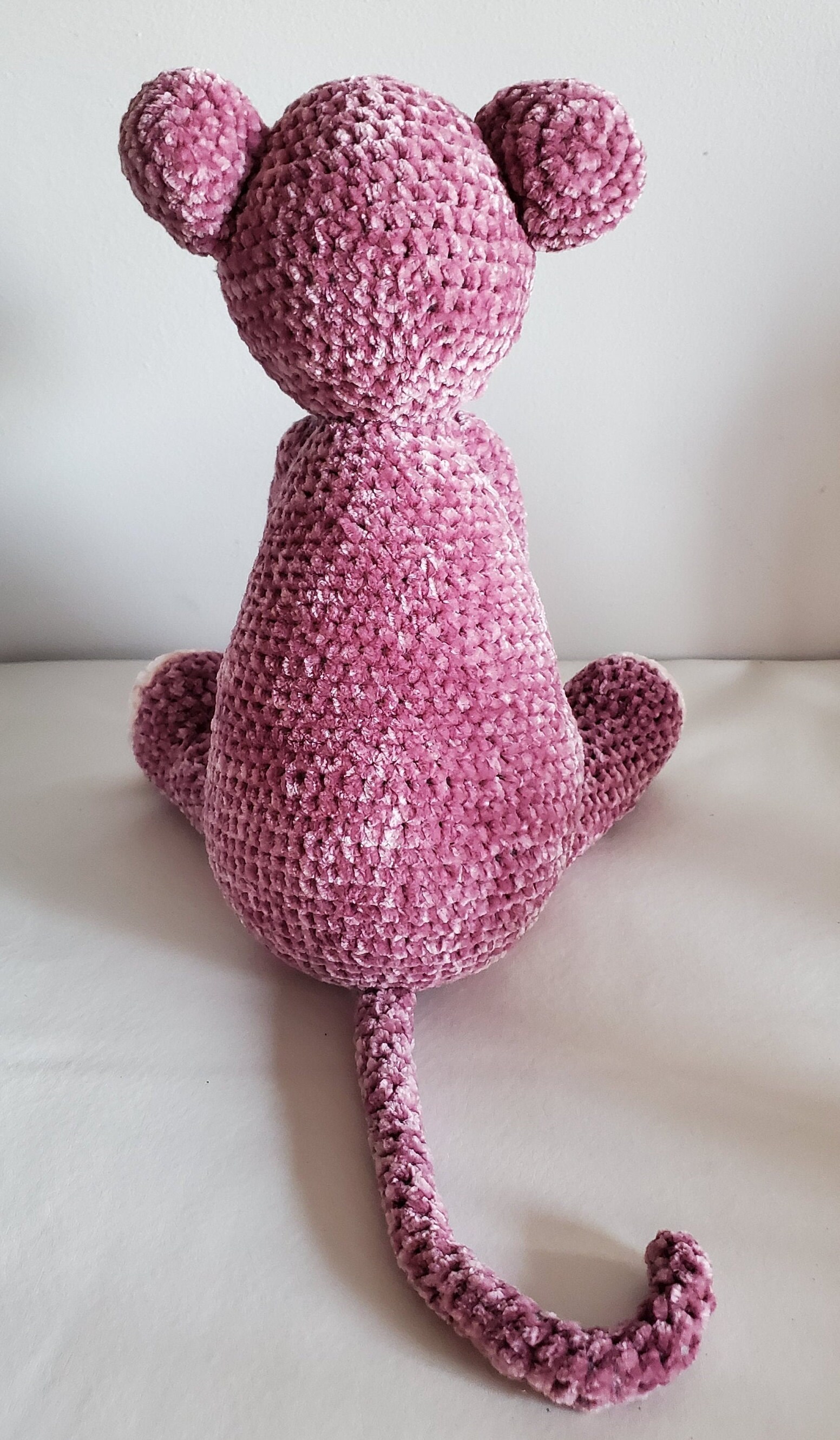 10 Pink Monkey /crochet Stuffed Animal/handmade Stuffed | Etsy