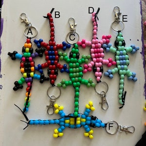 Bead Buddy Lizard Keychain - Etsy