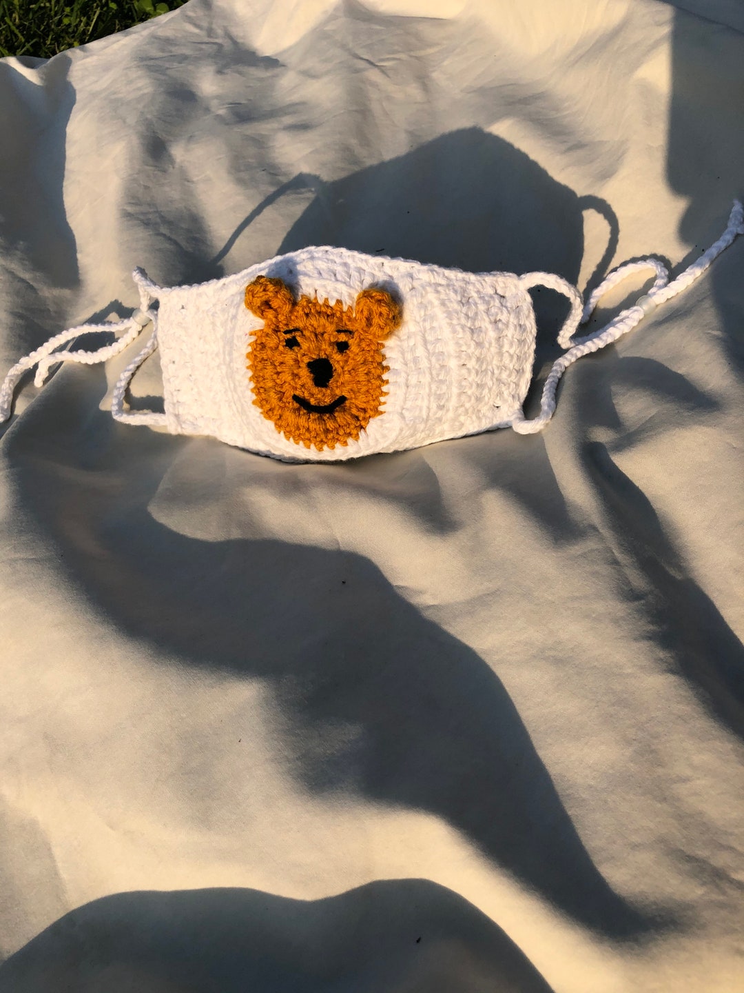 Bear Face Mask - Etsy