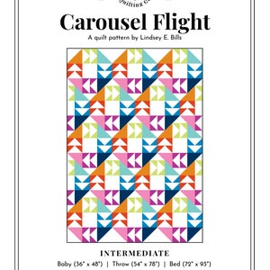 Carousel Flight PDF Quilt Pattern by the Quilting Corner - Etsy