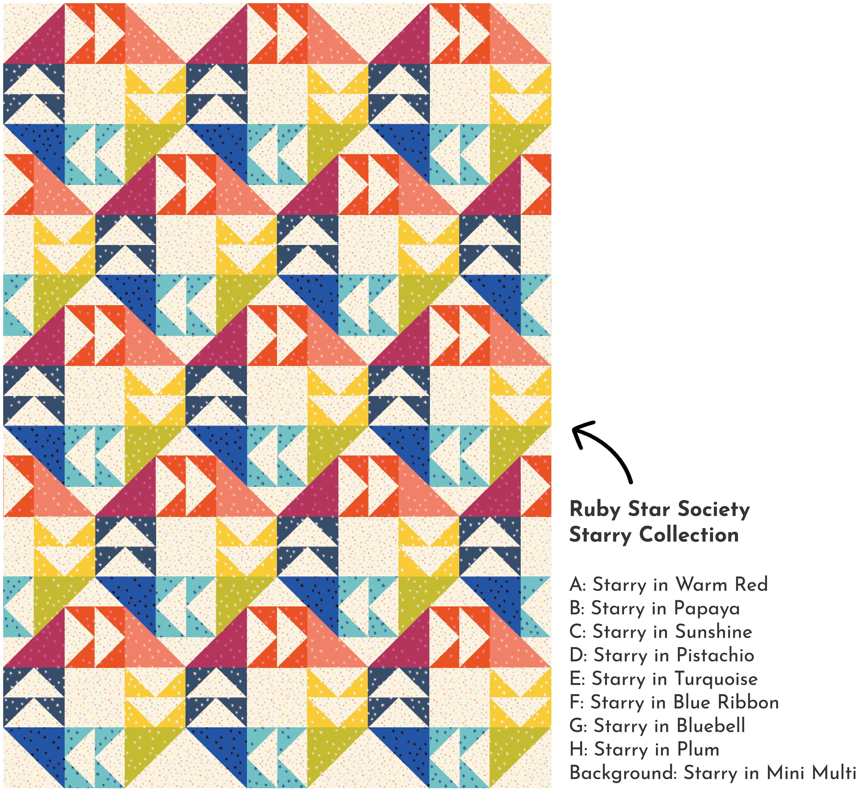 Carousel Flight PDF Quilt Pattern by the Quilting Corner - Etsy